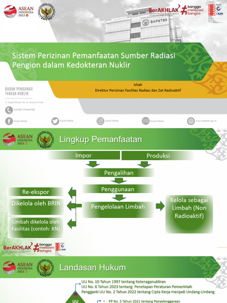Kedokteran Nuklir (Perizinan) | PDF