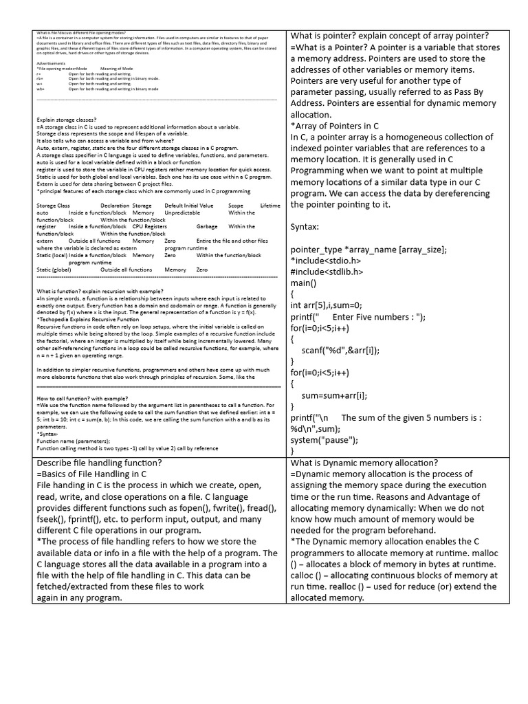 Susmit 7 Pdf Pointer Computer Programming Variable Computer 5290