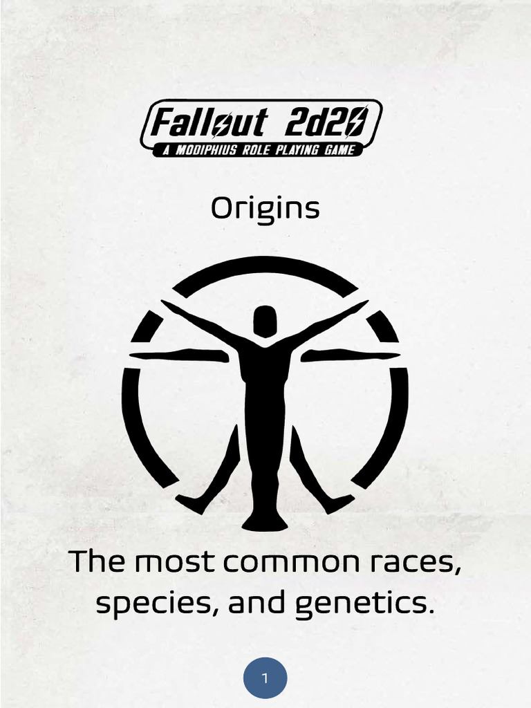 Fallout 2d20 Origins | PDF
