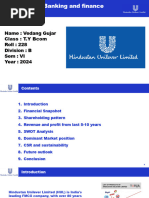 HUL Project Report 2024 25 Final | PDF