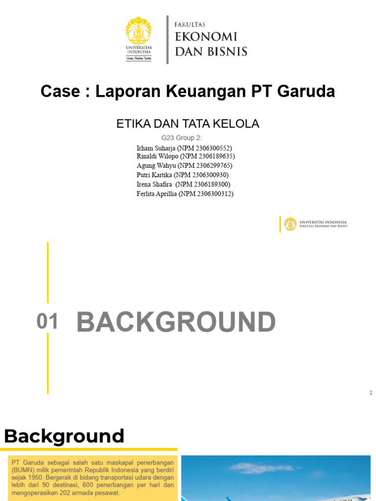 Case Garuda 2018 | PDF | Bisnis | Pengelolaan Keuangan & Uang