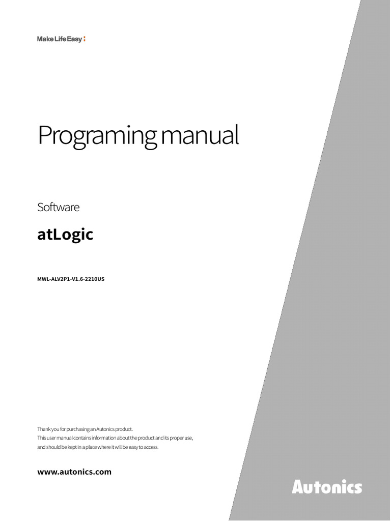 Manual de Programacion at Logic-Ingles | Download Free PDF | Computer Program | Programming