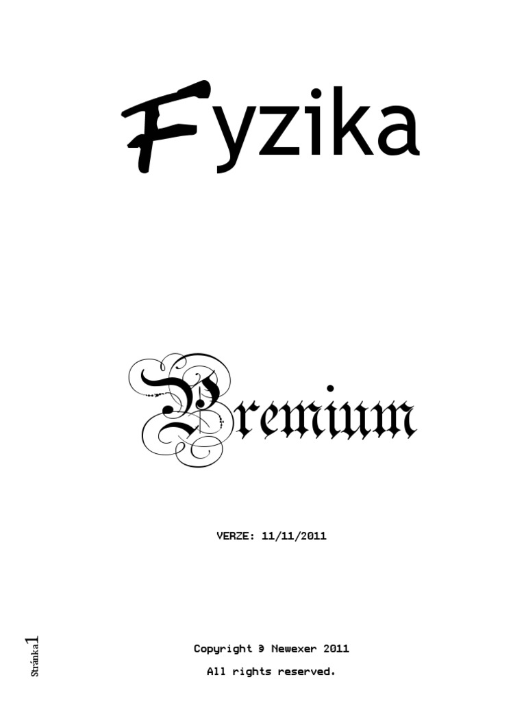 Fyzika | PDF