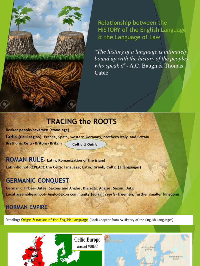 Lecture Slides M 1 | PDF | Celts | English Language