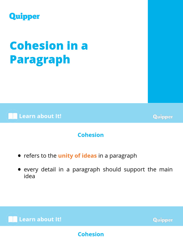 Cohesion Coherence | PDF | Thought | Psychology