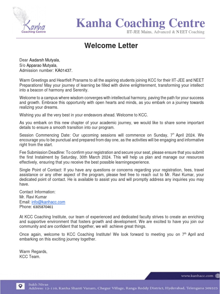 Ka 01437 | PDF | Dormitory | Fee