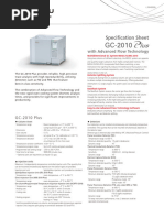 6890N GC Specifications | PDF | Gas Chromatography | Gases