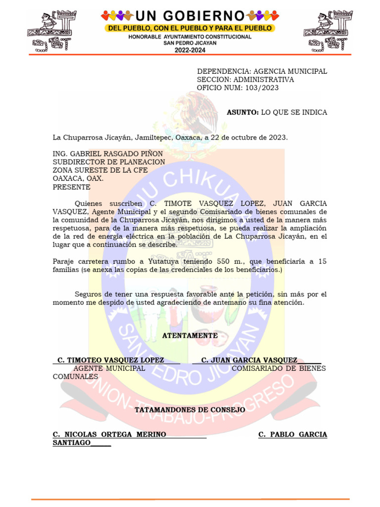 Solicitudes de Infraestructura Eléctrica | PDF | Viajes y turismo ...