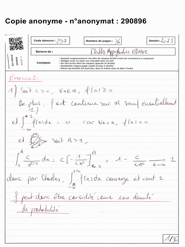 Copie Math 20 20 | PDF