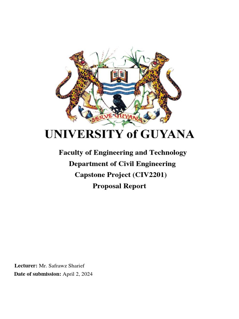 Proposal Report (Capstone) | PDF | Concrete | Water