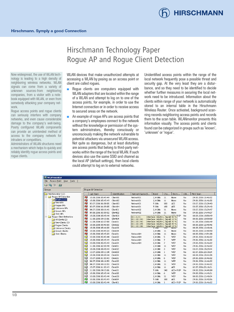 Tp Rogue Ap En V1 0 Pdf Wireless Lan Wireless Access Point