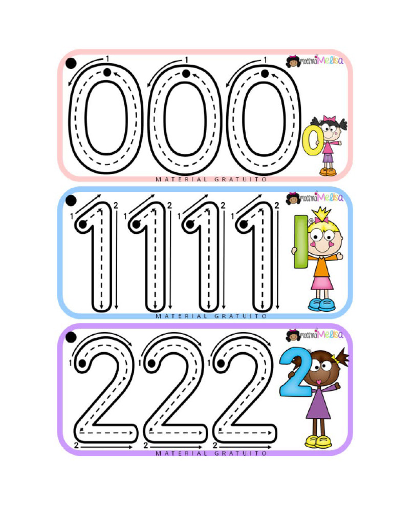 LLAVERO NÚMEROS | PDF