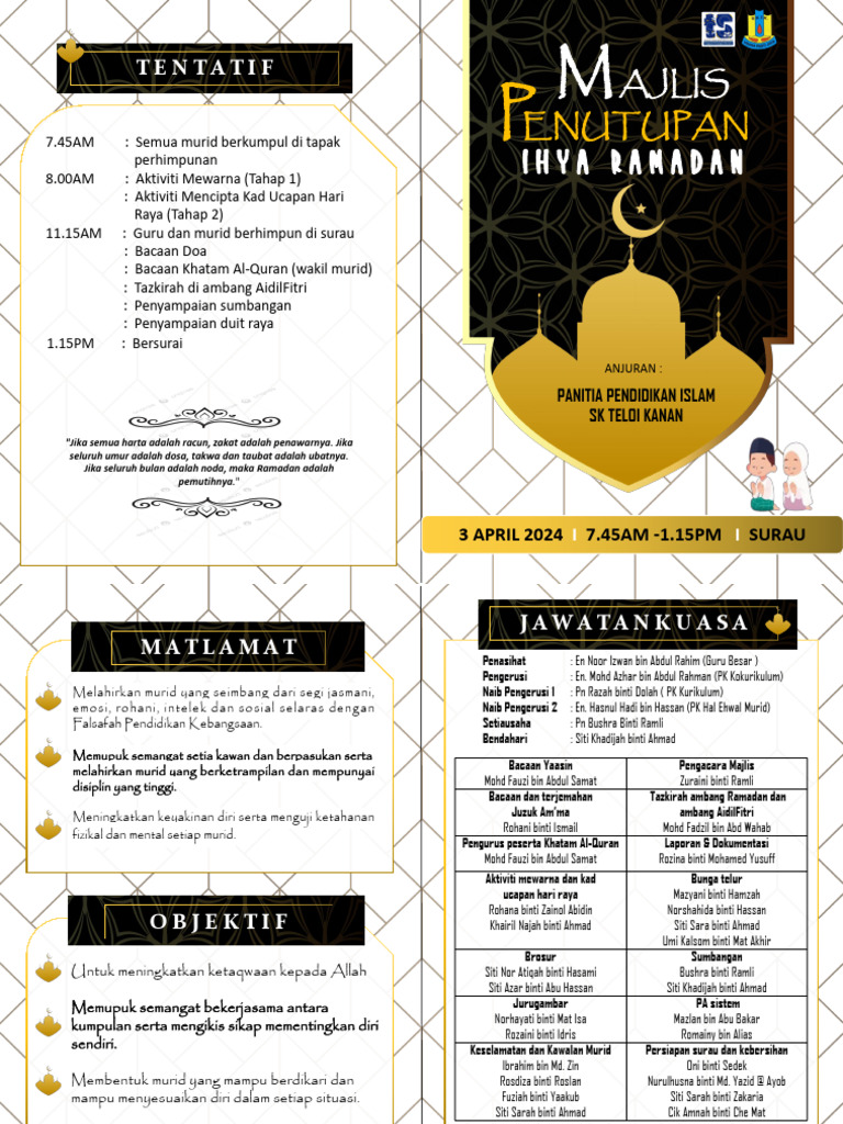 Brosur Ihya Ramadan | PDF