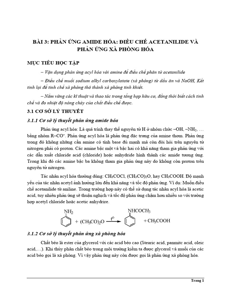 Bai 3 TH Hoa Huu Co 1 | PDF
