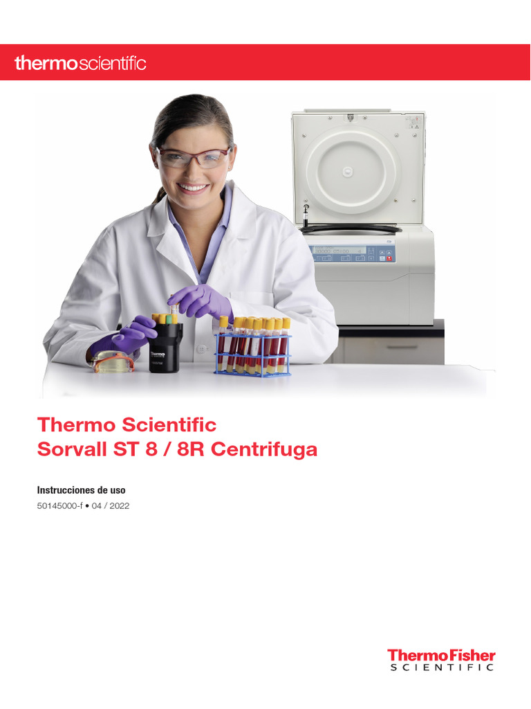 50145000-F-Thermo Scientific Sorvall ST 8 - 8R-Es | PDF | Centrífugo | Imán