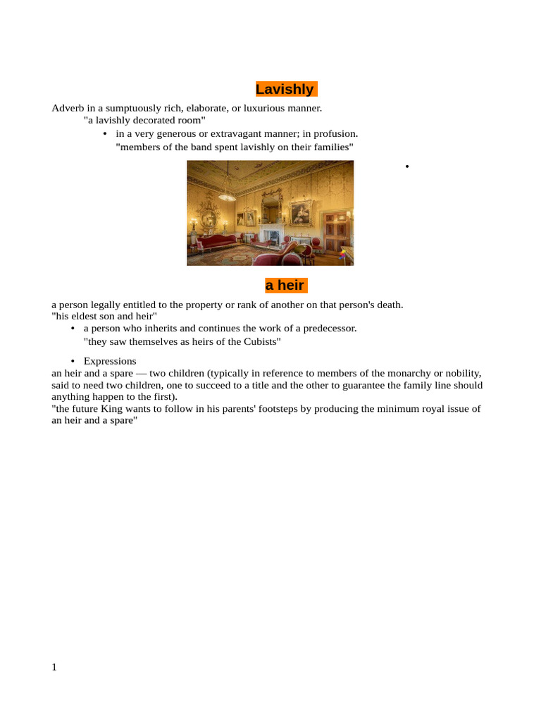 Vocabulary and Expressions in English | PDF | Verb | Adjective