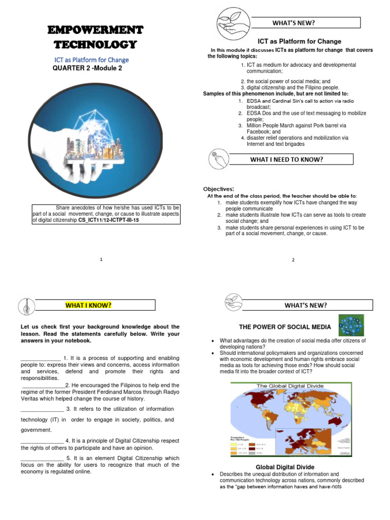 Q4 Week 2 Emptech | PDF | Social Media | Popular Culture & Media Studies Q4 Week 2 Emptech | PDF | Social Media | Popular Culture & Media Studies