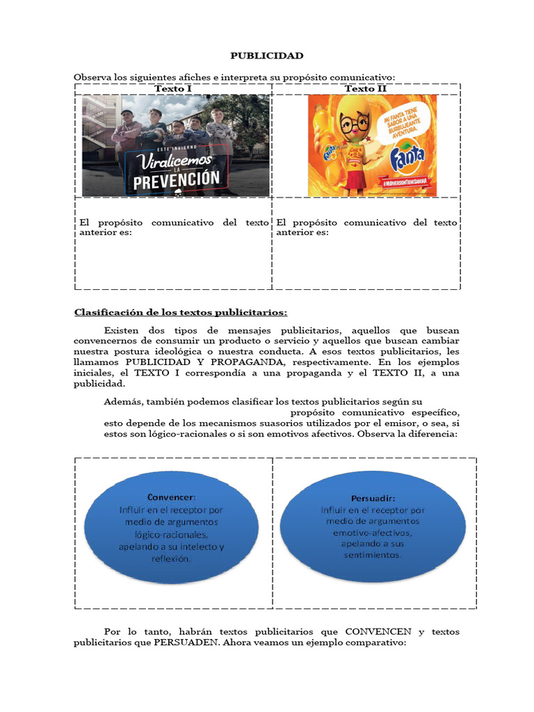 Guía Publicidad 8vo | PDF | Publicidad | Póster