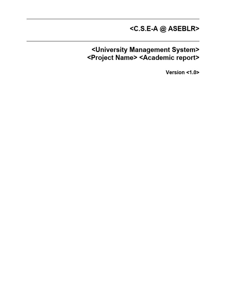 academic report usecase | PDF | Use Case | Computing