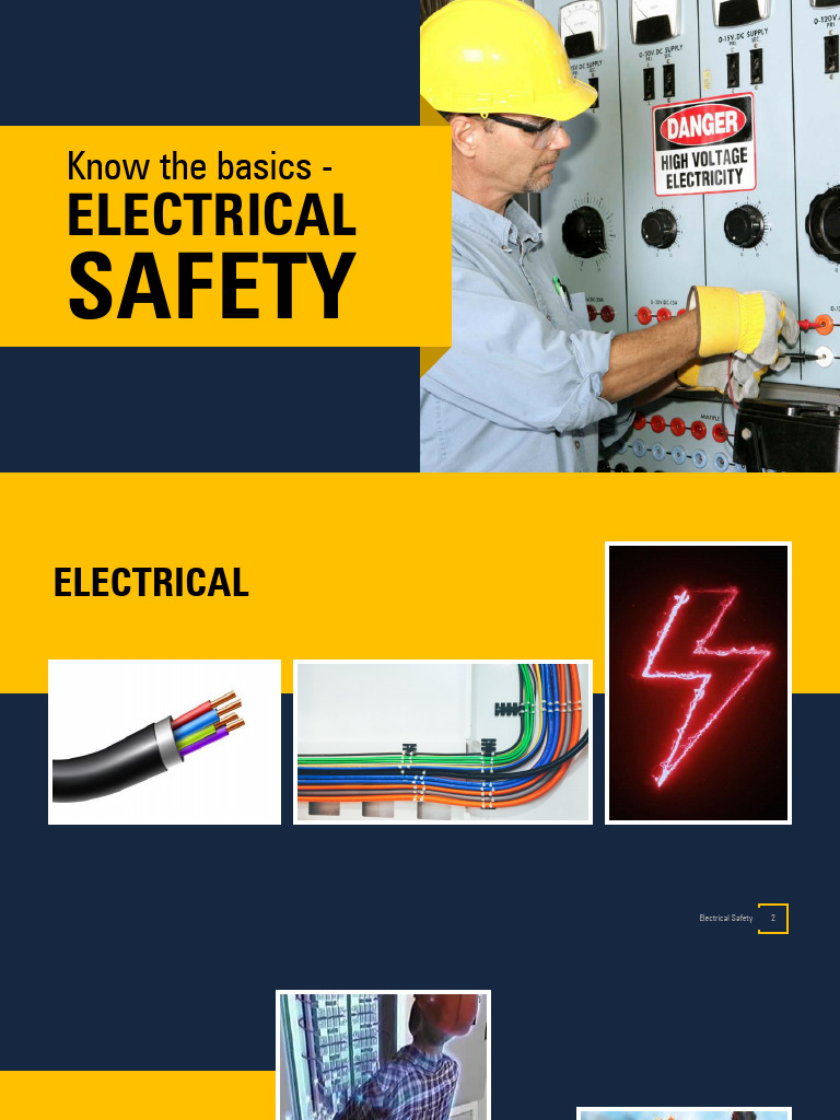 Know The Basics Electrical Safety | PDF | Electromagnetism | Occupational Safety And Health