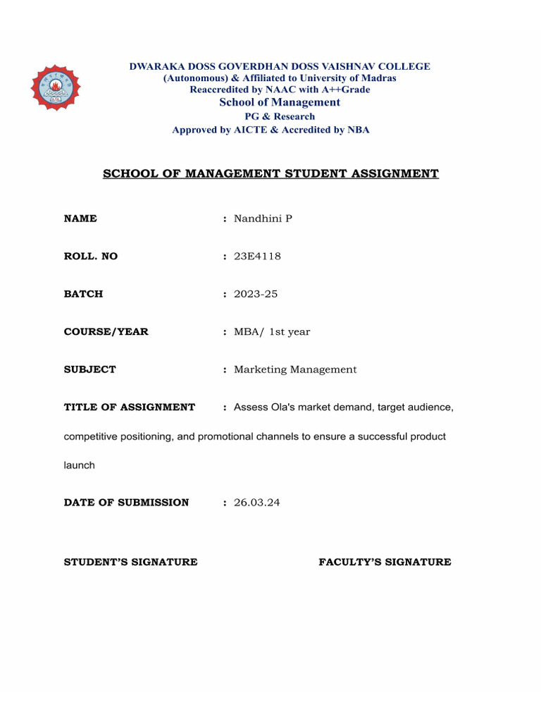 23E4118 - MM Assign | PDF