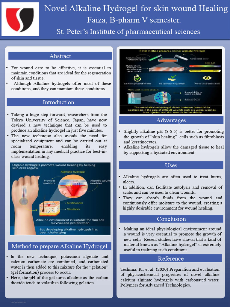 Faiza 2nd poster presentation | PDF | Wound Healing | Wound