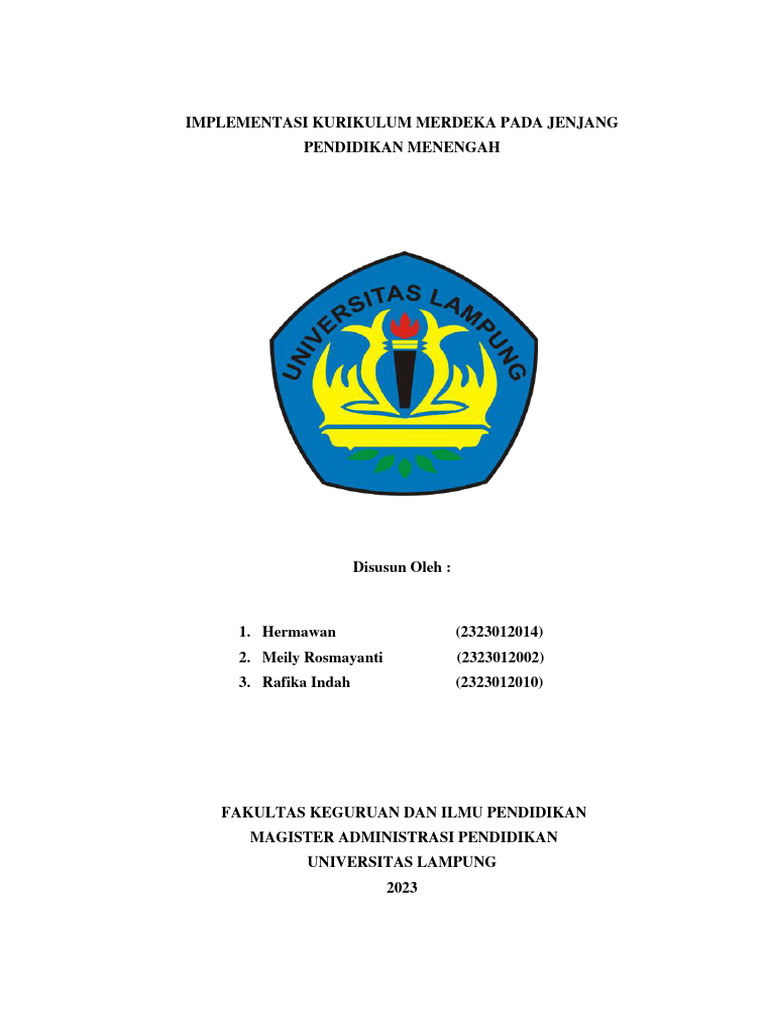 Implementasi Kurikulum Merdeka Menengah | PDF