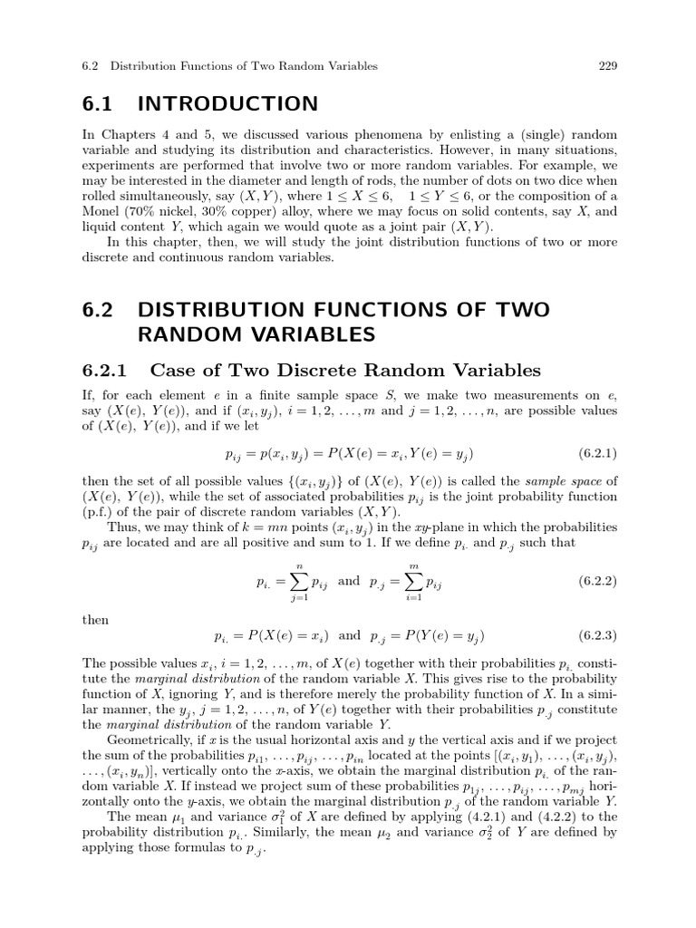 Joint Probability Distribution Reference 1 | PDF | Probability Distribution | Random Variable