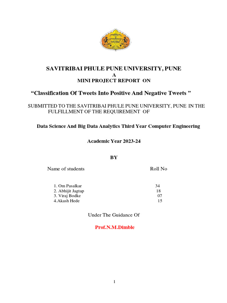 Dsbda Pdf Machine Learning Statistical Classification