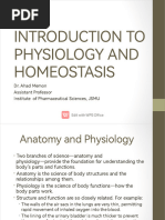Introduction To Human Physiology | PDF | Human Body | Homeostasis