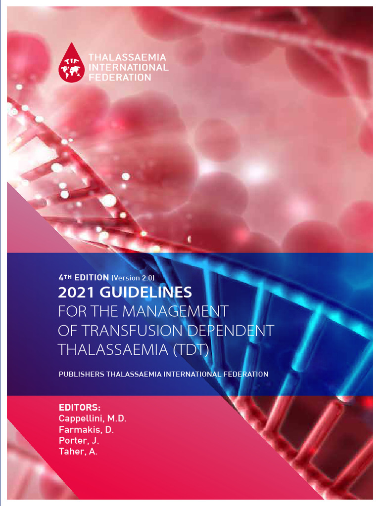 Thalassemia Guidelines 2021 | PDF | Hematopoietic Stem Cell Transplantation | Gene Therapy