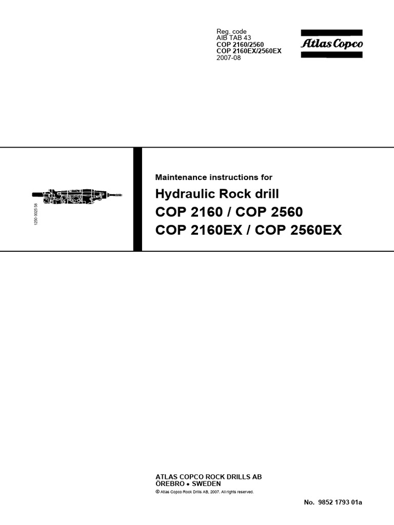 9852 1793 01a Maintenance Instructions COP 2160-2560 - 2160EX-2560EX ...
