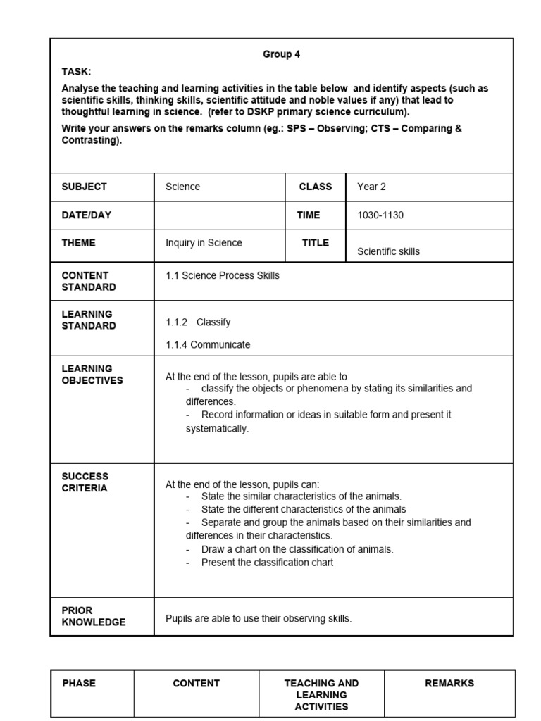Group 4 | PDF | Science | Learning