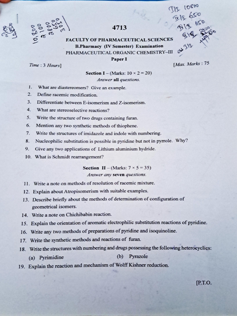 Previous Year Q Papers | PDF