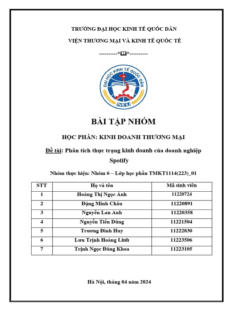 Bản Word KDTM | PDF
