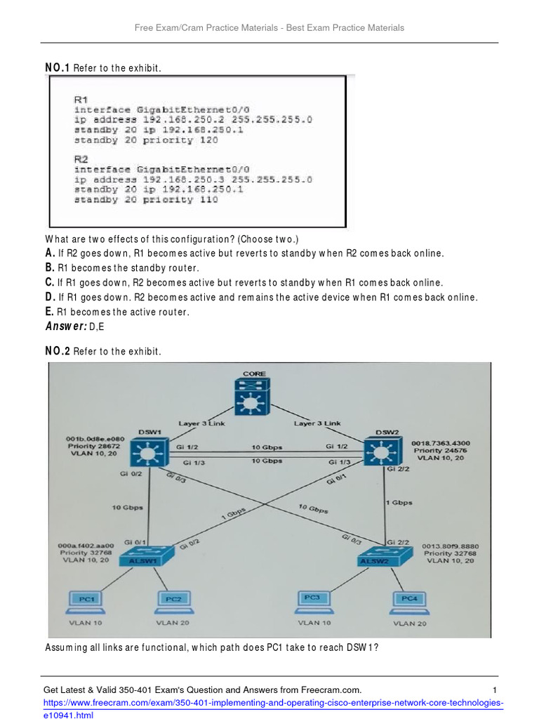 Answer:: Free Exam/Cram Practice Materials - Best Exam Practice ...