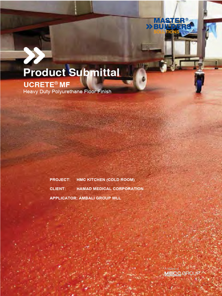 Ucrete MF With Ucrete Primer FS | PDF | Concrete | Building Engineering