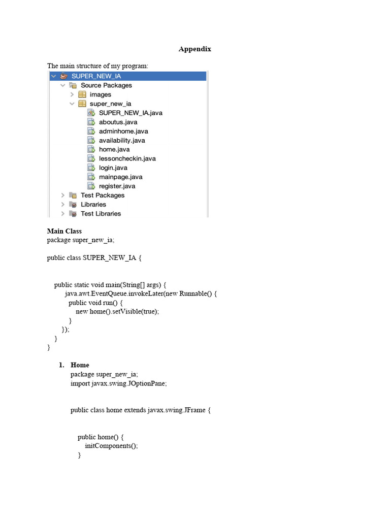 Appendix | PDF | Computer Programming | Java Platform