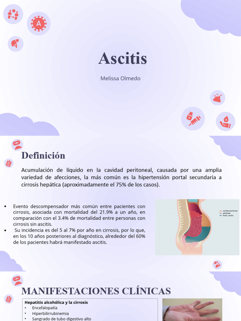 Ascitis: Causas, Síntomas y Tratamiento | PDF | Cirrosis ...