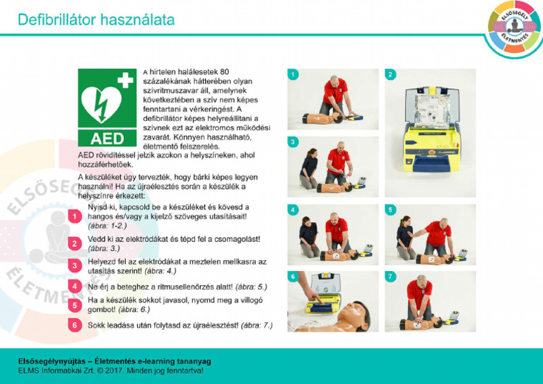 Defibrillátor Használata | PDF