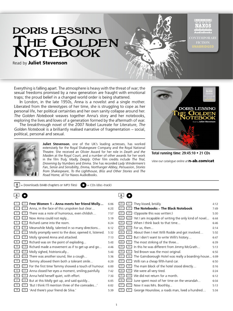 The Golden Notebook | PDF | Doris Lessing