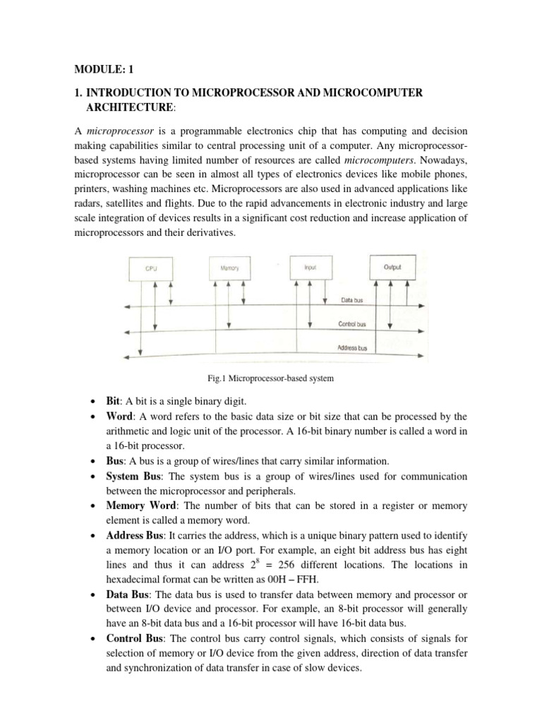 Microprocessor 8085 Architecture | PDF | Microprocessor | Central Processing Unit