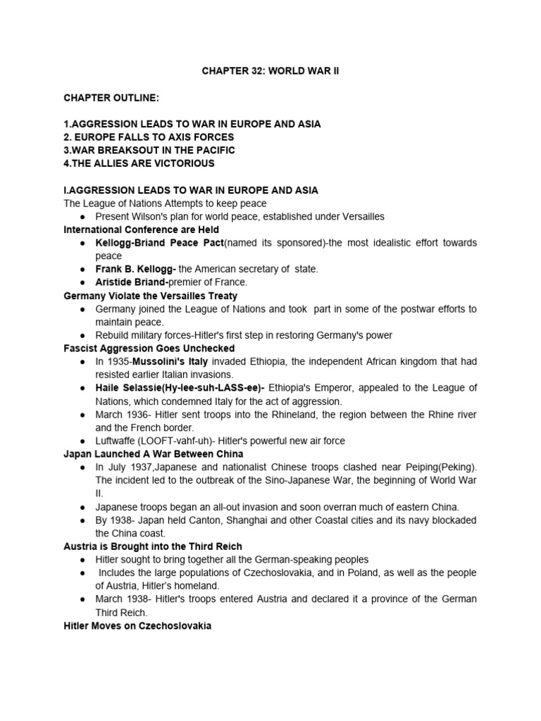 Chapter 32 World War 2 | PDF | Nazi Germany | World War II