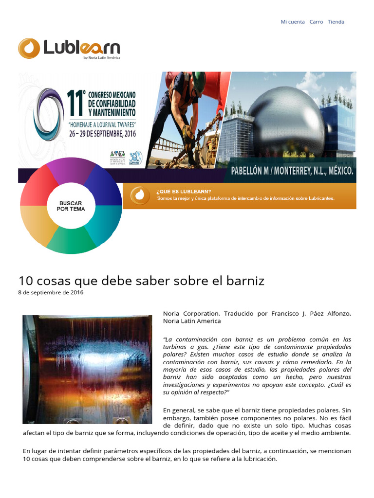 10 Cosas Que Debe Saber Sobre El Barniz | PDF | Lubricante | Solubilidad