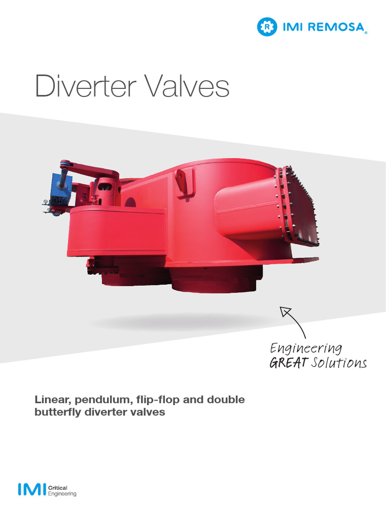 IMI Remosa Product Diverter AW | PDF | Valve | Steel