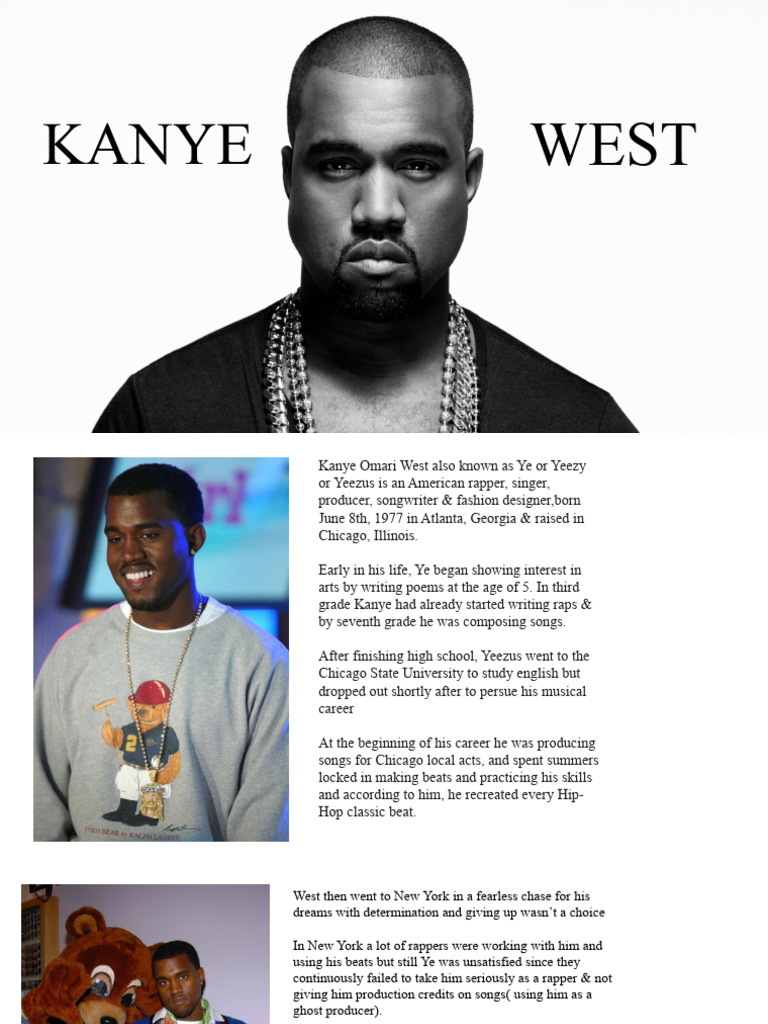Kanye West: From Rapper to Icon | PDF | Kanye West | Hip Hop Music