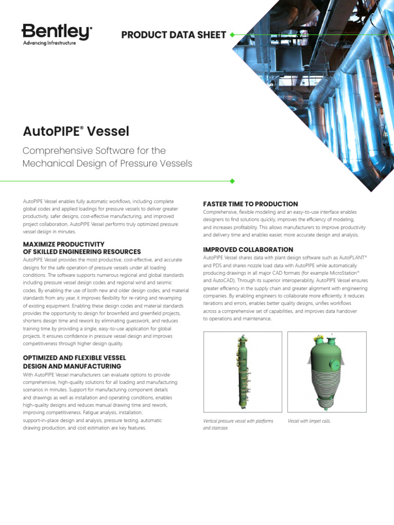 Pds Autopipe Vessel LTR en LR | PDF | Computer Aided Design | 3 D ...