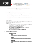 SCIENCE 5es LESSON PLAN | PDF | Lesson Plan | Learning