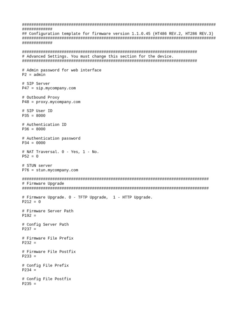 htx86 Config 1.1.0.45 | PDF | Port (Computer Networking) | Internet Protocol Suite