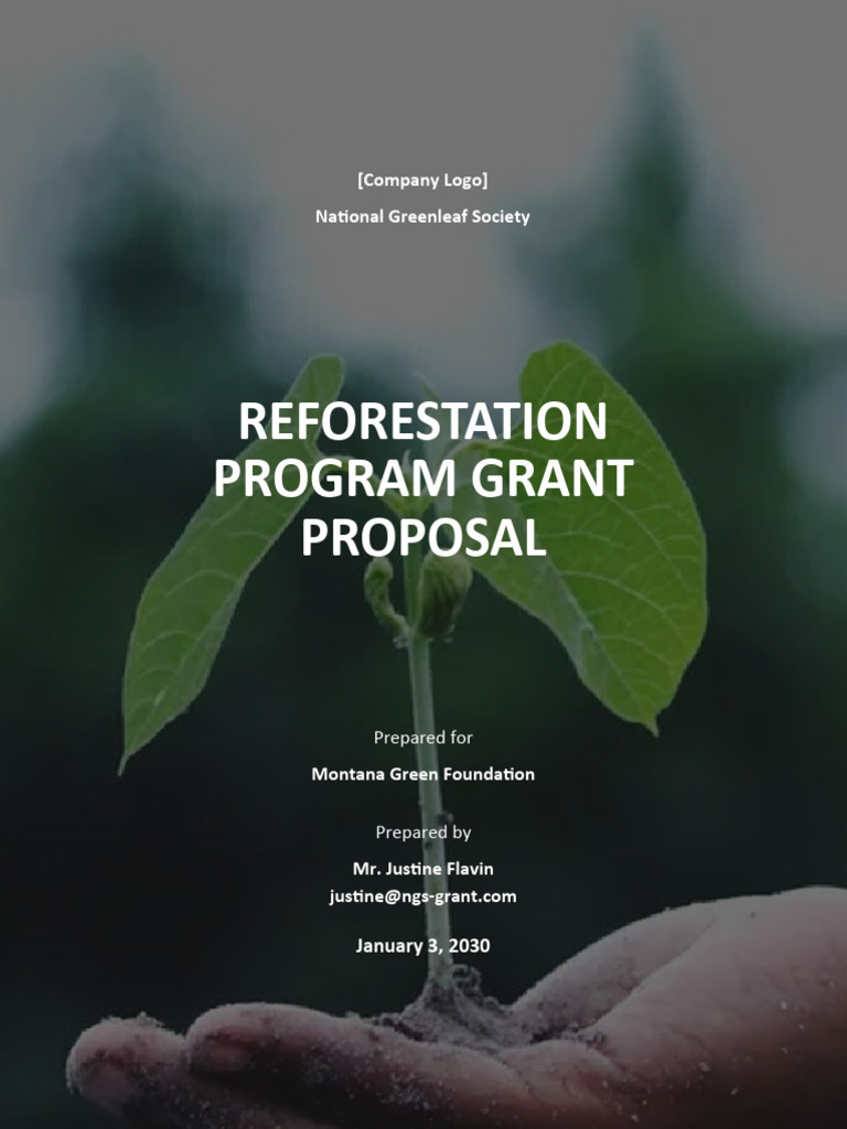 Free Grant Proposal Template | PDF | Systems Ecology | Biogeography